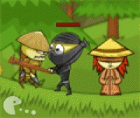 Ninja and blind girl - Games online 6games.eu